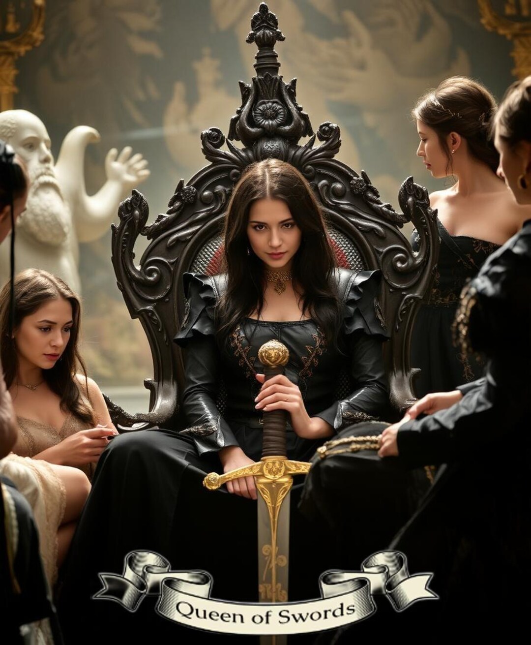 Queen of Swords - Quicksilver's Tarot - Etsy