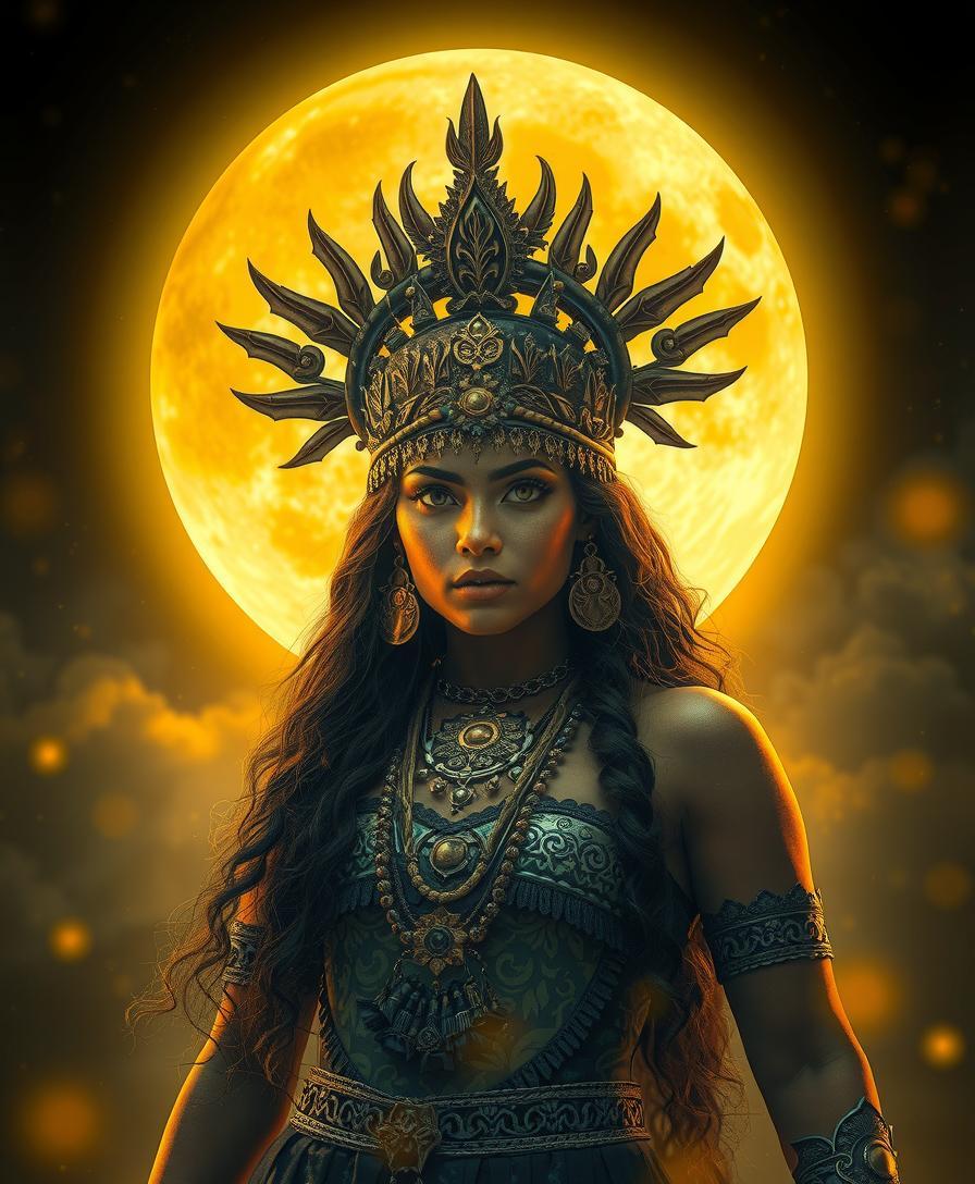 Hina - Polynesian Goddess of the Moon - Etsy