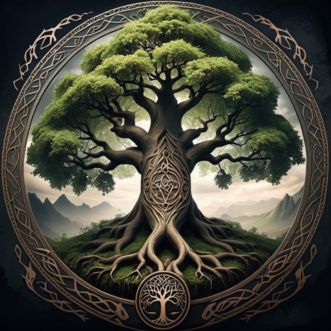 Yggdrasil - World Ash Tree of Norse Mythology - Etsy