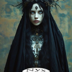 Nyx - Goddess of the Night - Etsy
