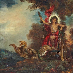 The Triumph of Bacchus - Gustave Moreau (1875) - Etsy