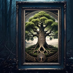 Yggdrasil - World Ash Tree of Norse Mythology - Etsy