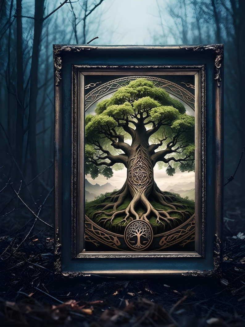 Yggdrasil - World Ash Tree of Norse Mythology - Etsy