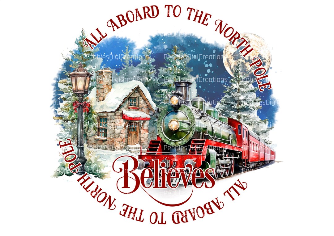 North Pole Train, Christmas Train, Polar Christmas Express Train ...