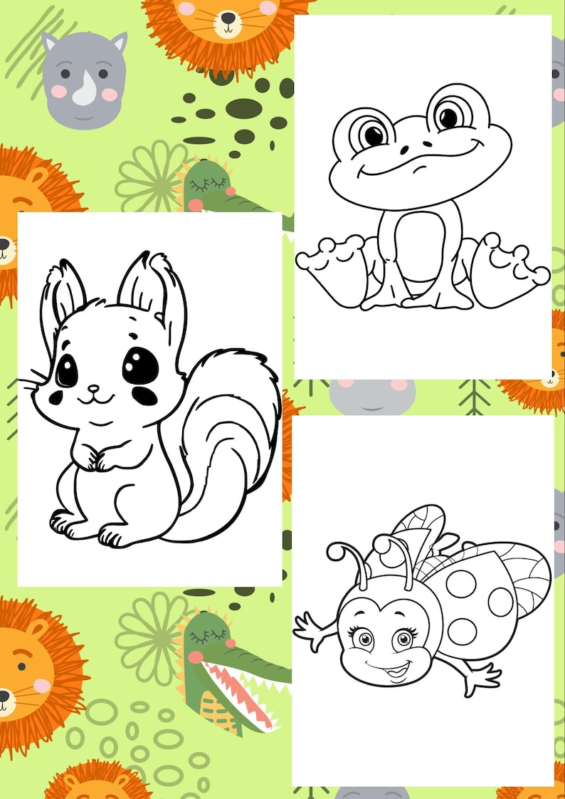 51 Printable Animal Coloring Sheets for Kids | Fun and Educational ...