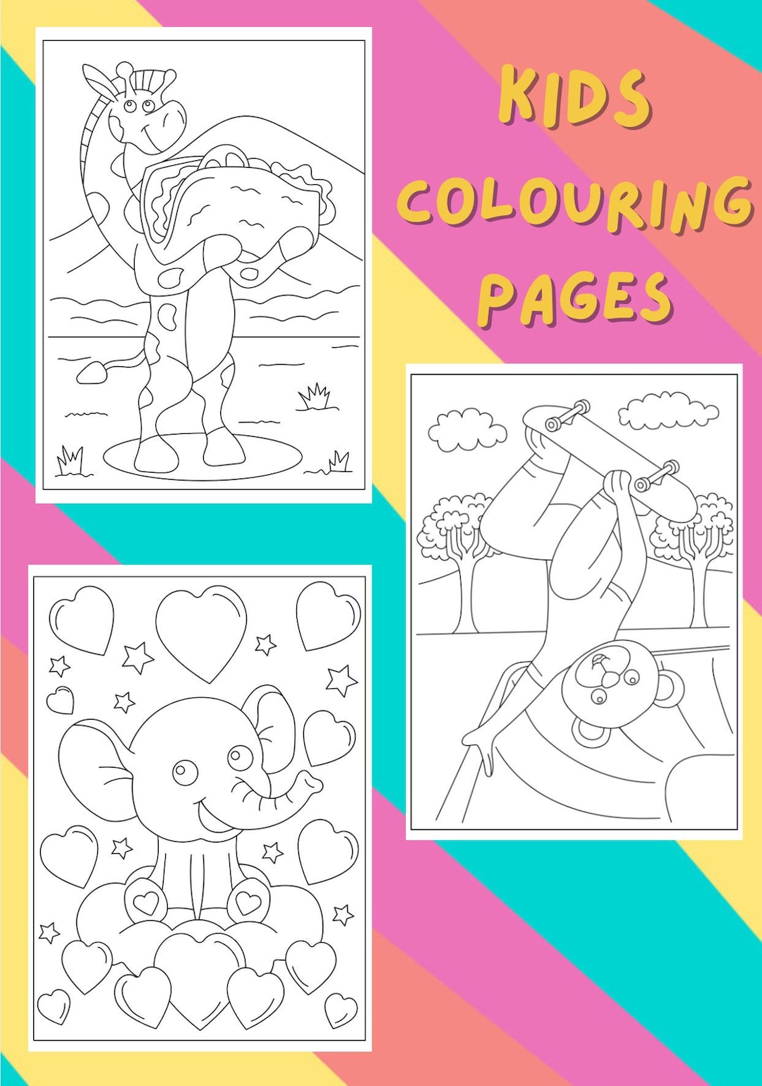 49 Printable Children’s Coloring Pages – Fun & Creative Designs for ...
