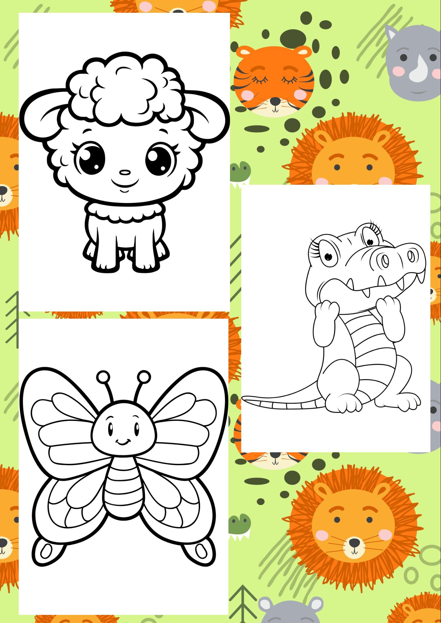 51 Printable Animal Coloring Sheets for Kids | Fun and Educational ...