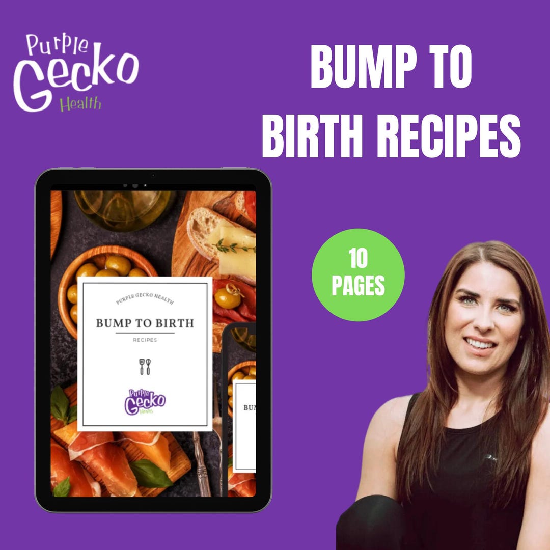 Bump to Birth Recipes | Pregnancy and Postpartum Nutrition Cookbook ...