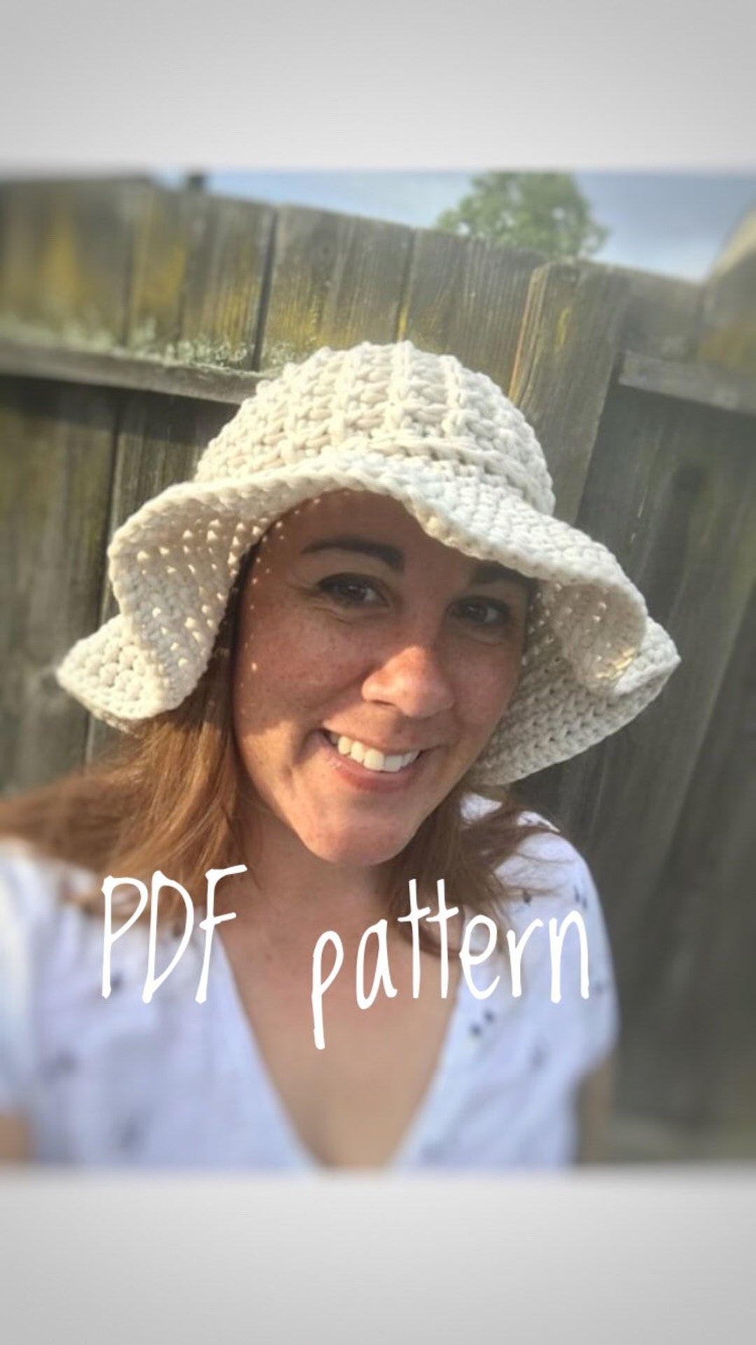 Bodega Bay Beach Hat PDF Pattern Child and Adult Size,beach Hat Crochet ...