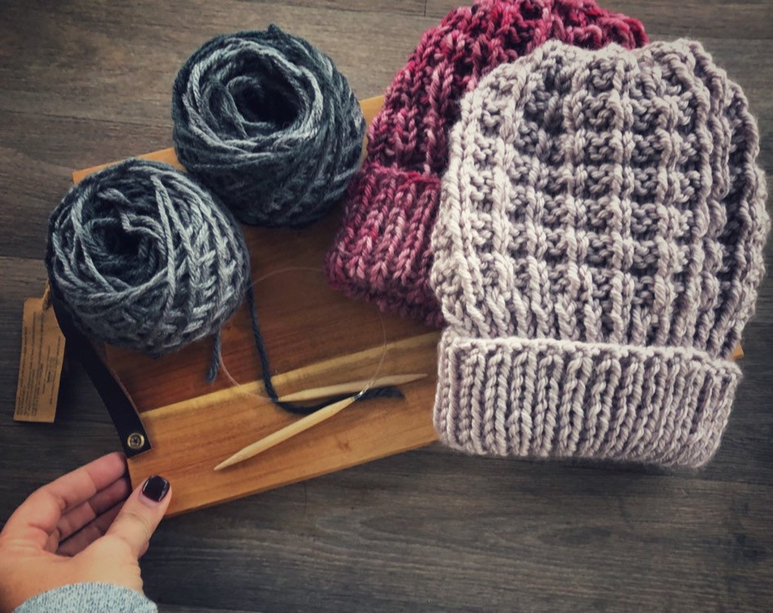 Magnolia Beanie Pdf Pattern, Knitting Pattern, Beanie Pattern, Beginner ...