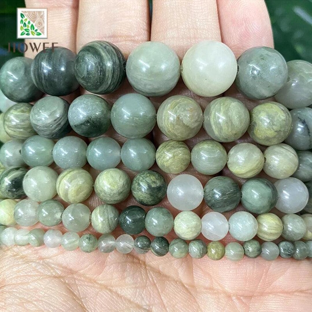 Natural Stone Beads Agates Jaspers Tiger Eye Turquoises Round Beads Diy ...