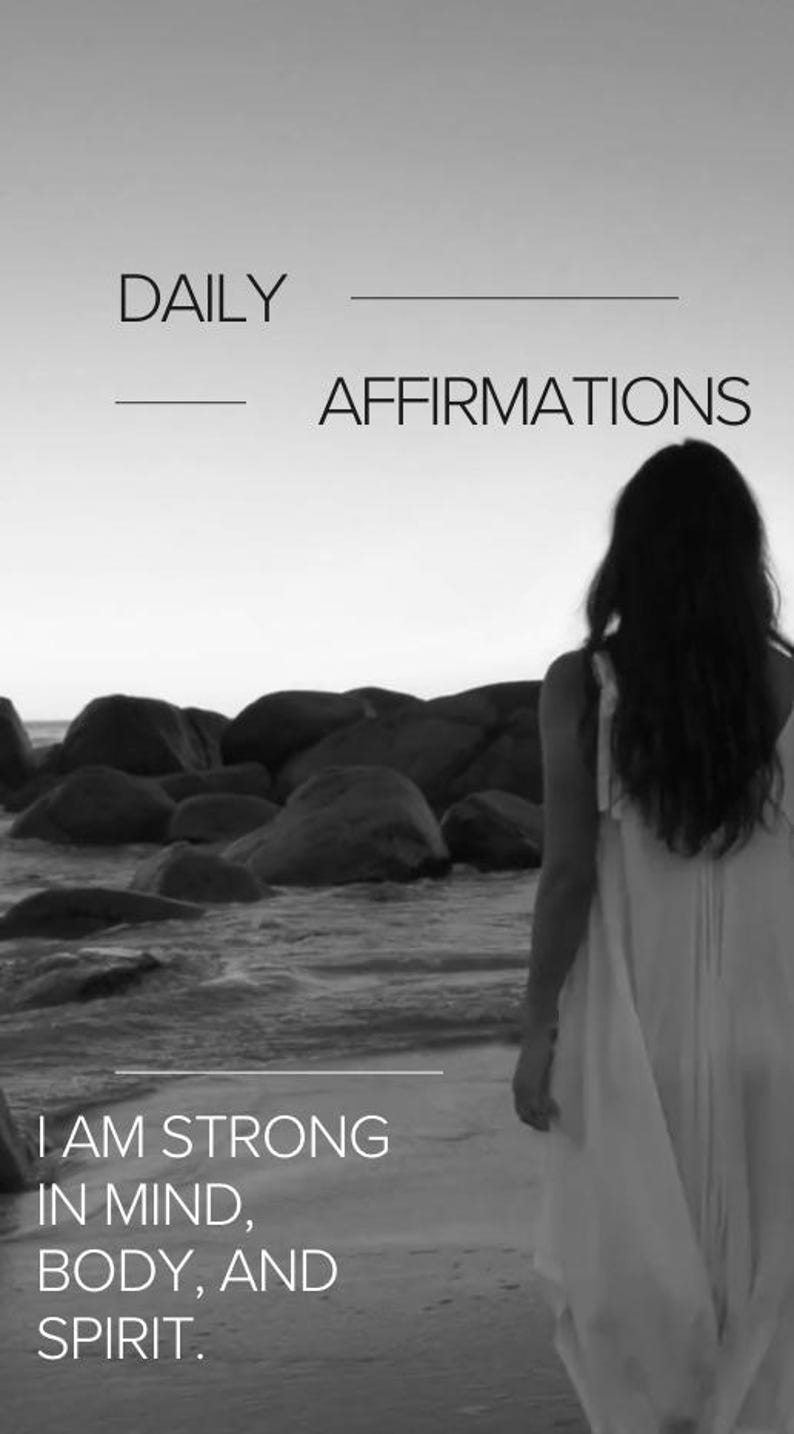7 Days of Personalized Daily Affirmations Self Improvement Change Your ...