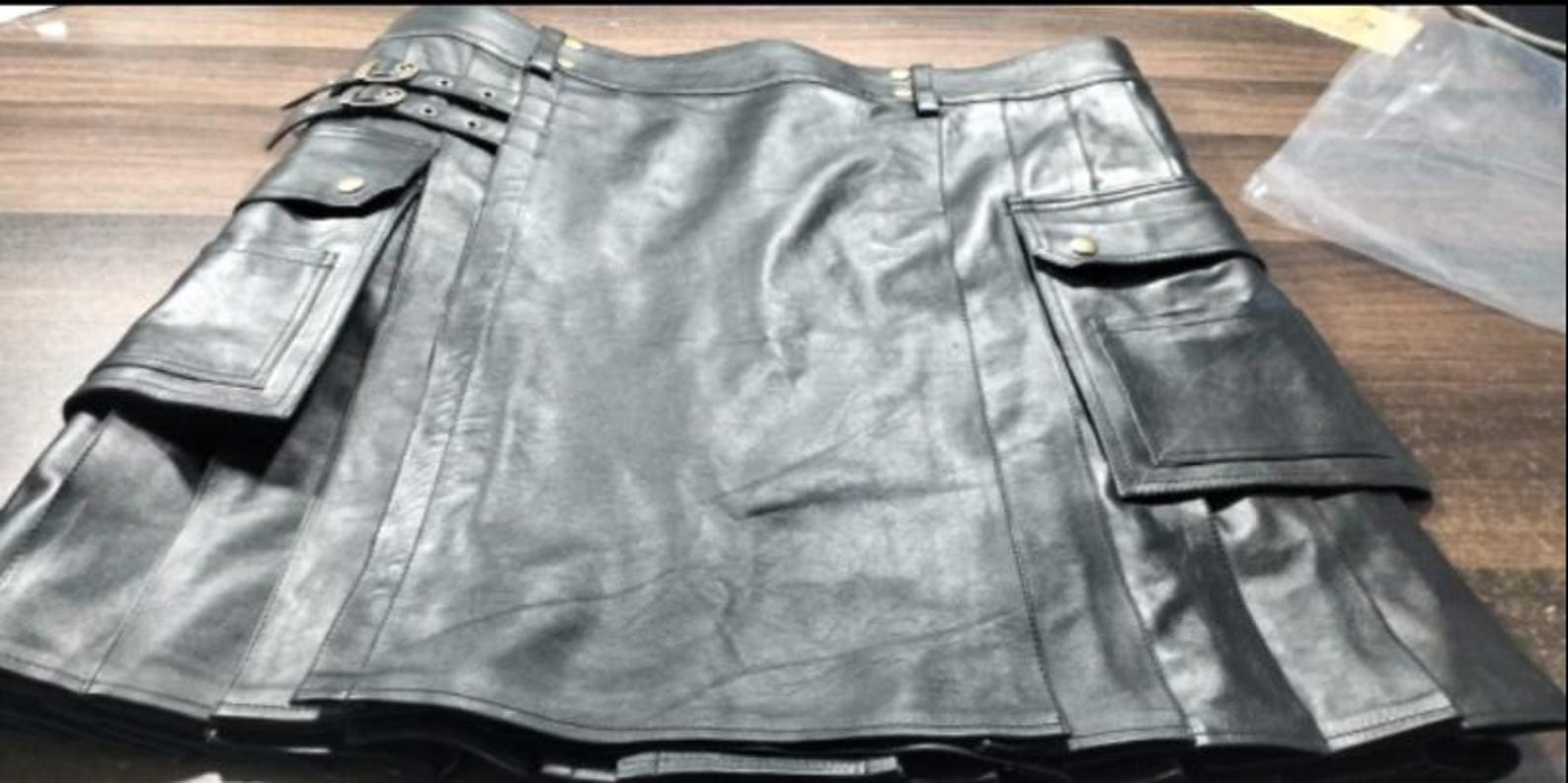 Kilt, Scottish, Leather, Highland, Festival, Cosplay, Costume,concert ...