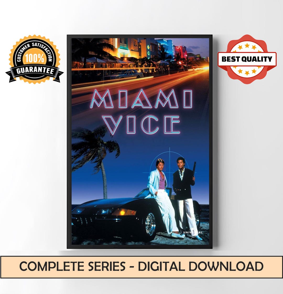 Miami Vice Complete TV Series All 5 Seasons 111 Episodes Iconic 80s ...