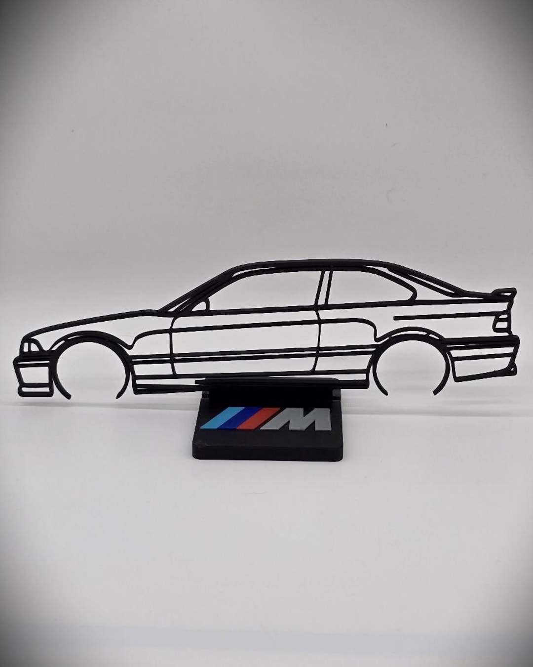 BMW E36 Silhouette - Desktop Display W/ Base - Etsy