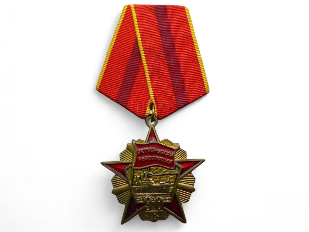 Badge 90 Years of the October Revolution. - Etsy