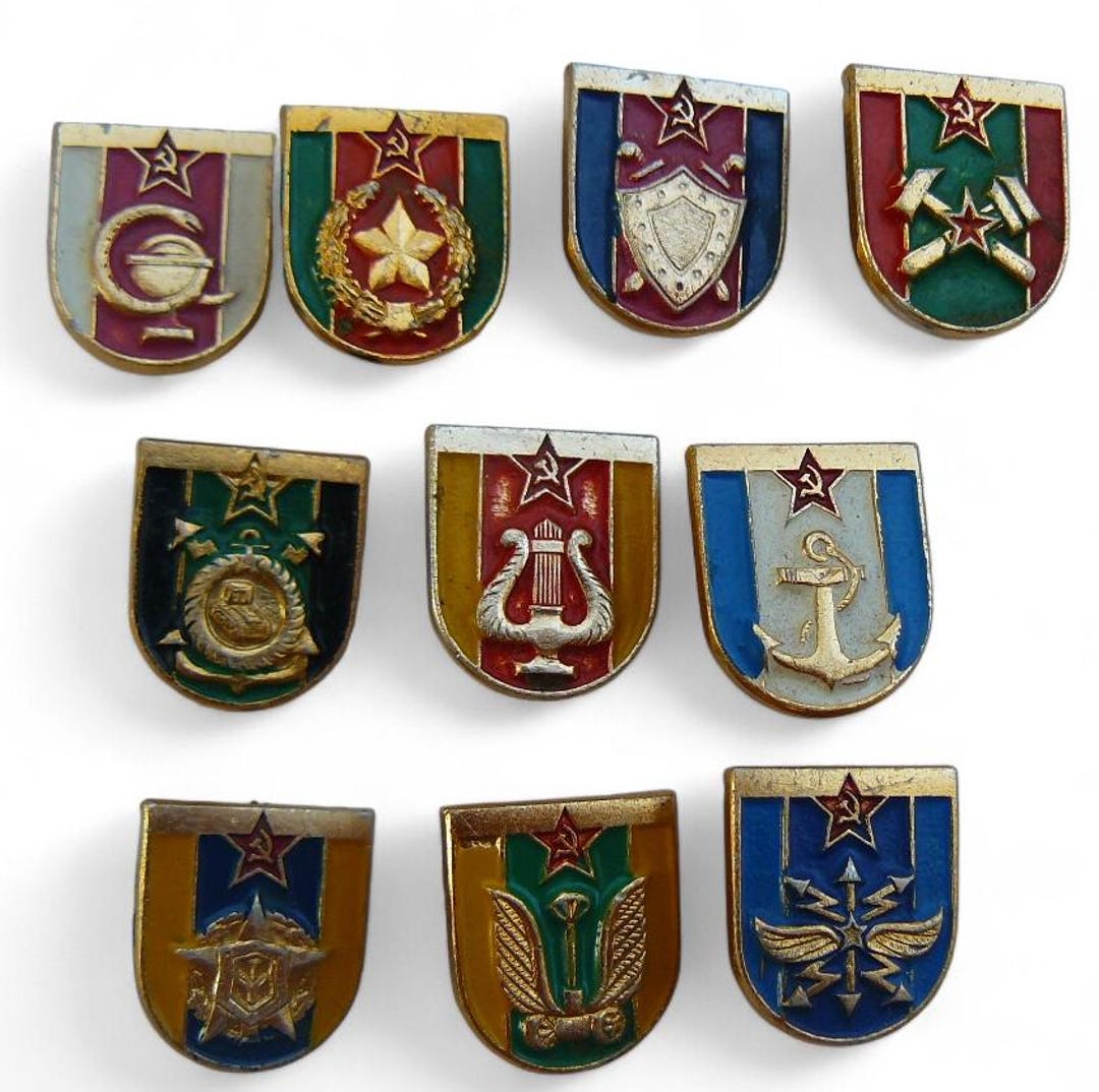 Vintage Badge USSR Branches of the Soviet Army. Set of Badges - Etsy