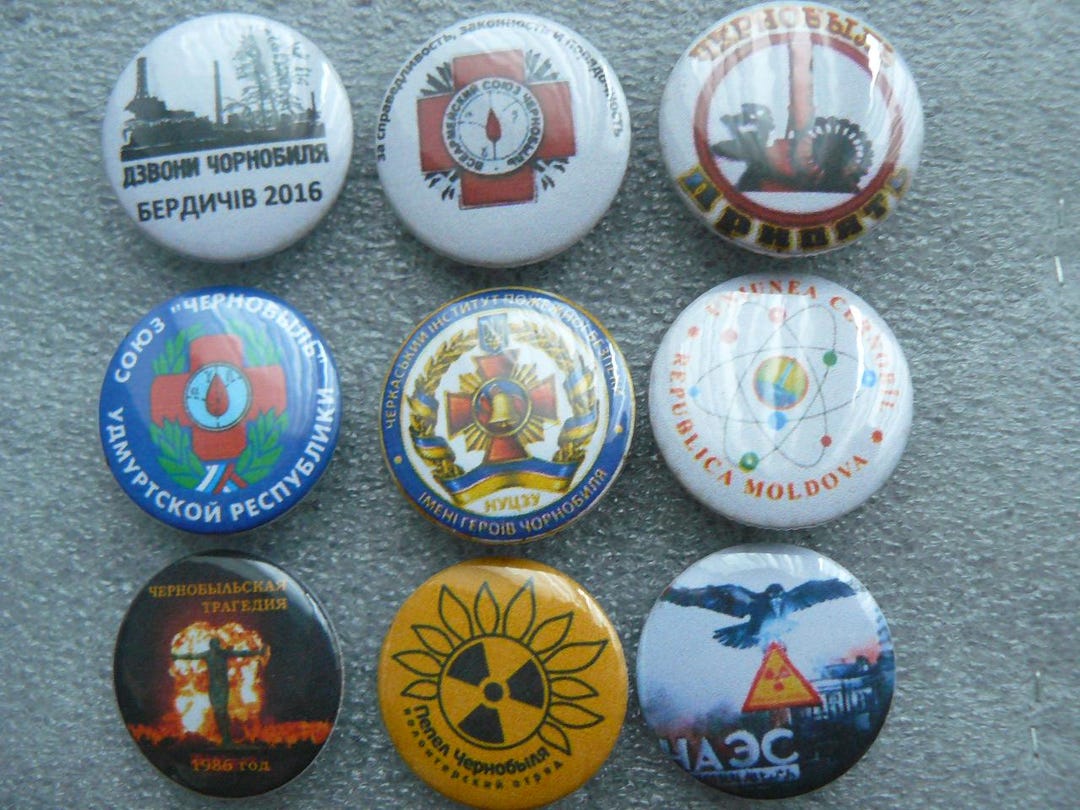 Chernobyl Badges Pin - Etsy