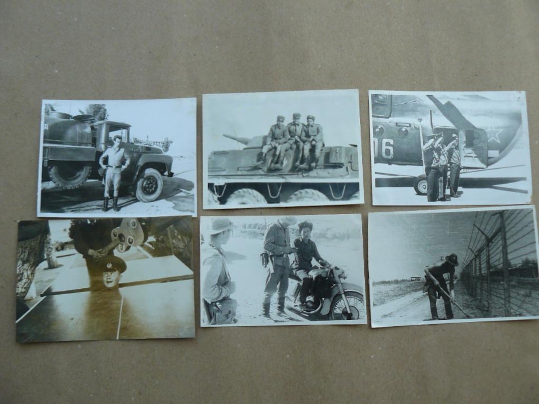 Vintage Photo Photo Set. USSR Border Guard KGB Troops of the USSR 1972 ...