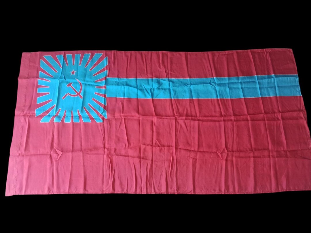 Vintage USSR Flag of the Georgian SSR 35,5 by 71 Inches 90 by 180 Cm - Etsy