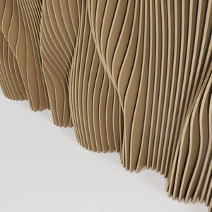 Parametric Wavy Wall Panel | CNC Router Files| Wood Wall Decor ...