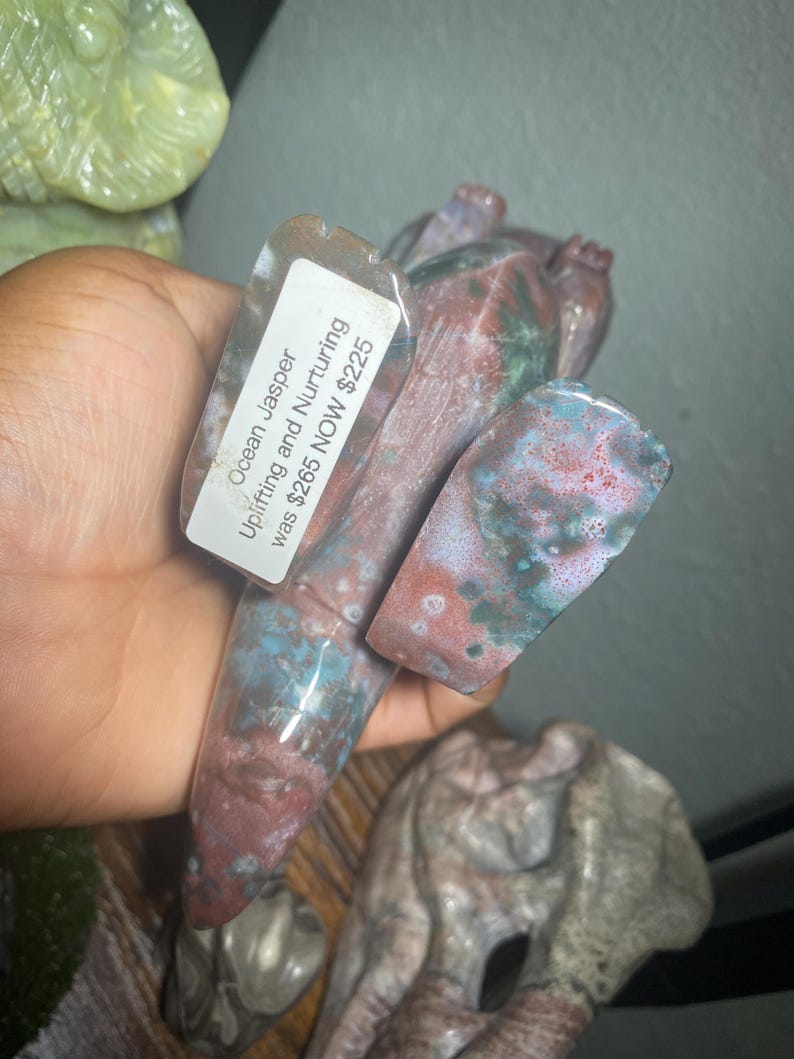 Ocean Jasper Tyrannosaurus Rex T-rex Dinosaur Crystal Carving - Etsy