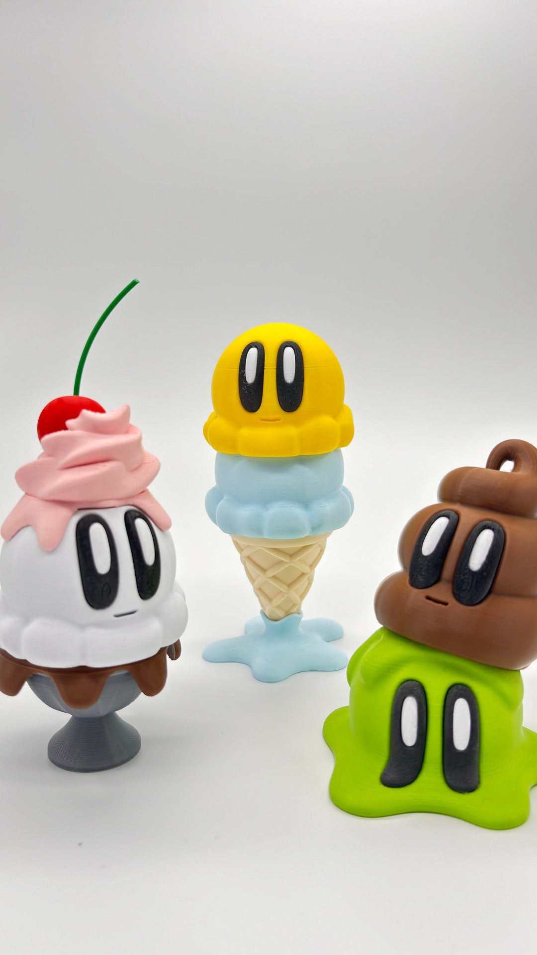 3D Printed Ice Cream Toys 3d Printed Ice Cream Cone Toy Blob Lab Ice ...