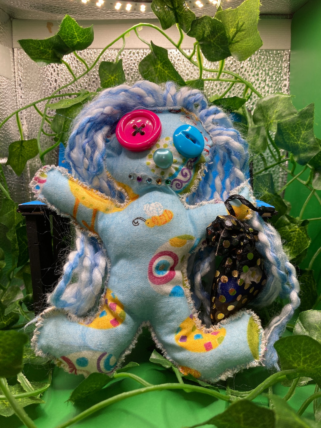 My Poppets Are Handsewn, Featuring Button Eyes, Synthetic Hair, and to ...