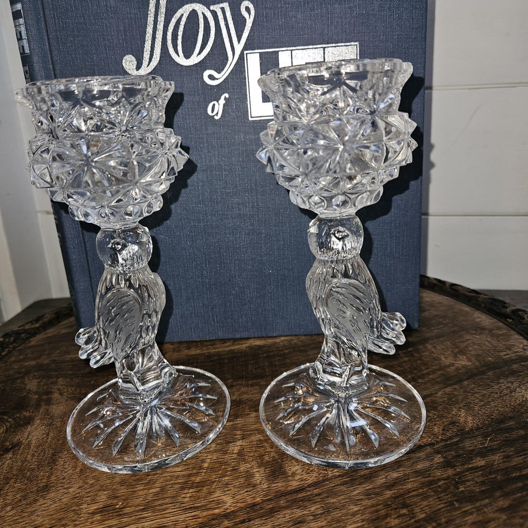 Crystal Hofbauer Bird Candle Holders, Vintage Set of 2 - Etsy