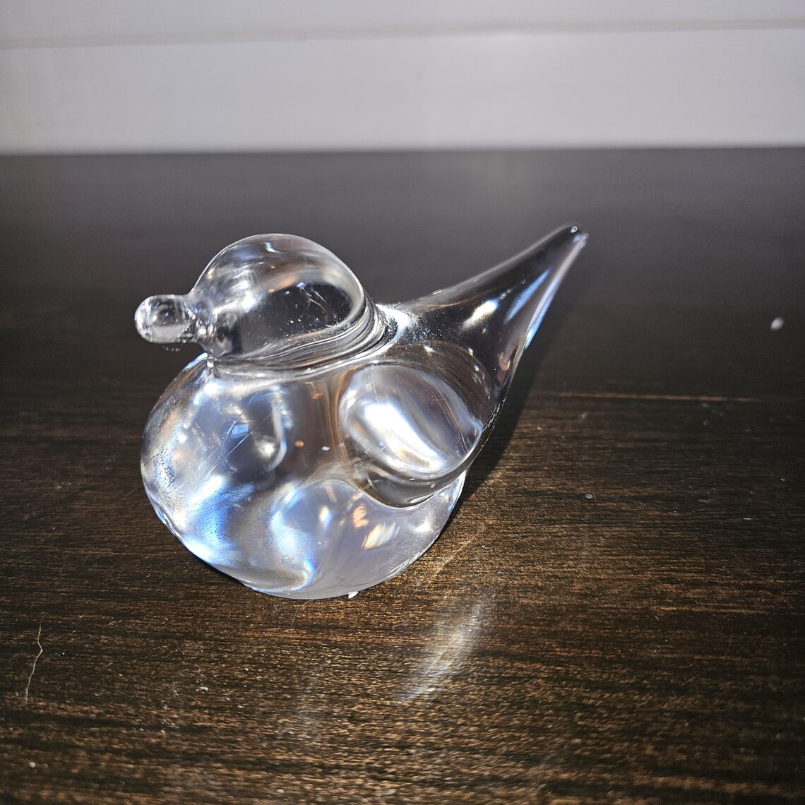 Daum France Crystal Bird, Signed Vintage - Etsy