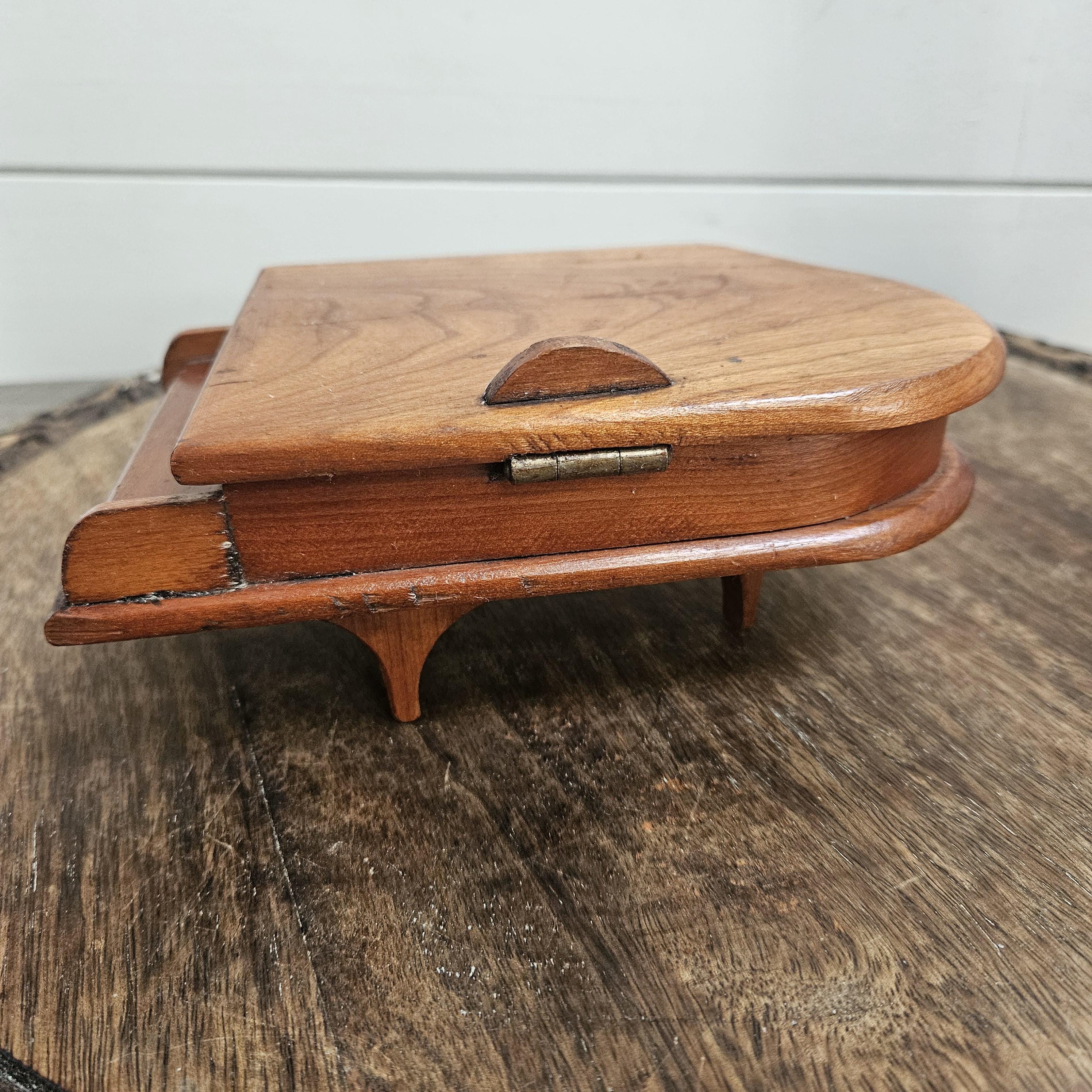 Wooden Vintage Box, Piano - Etsy