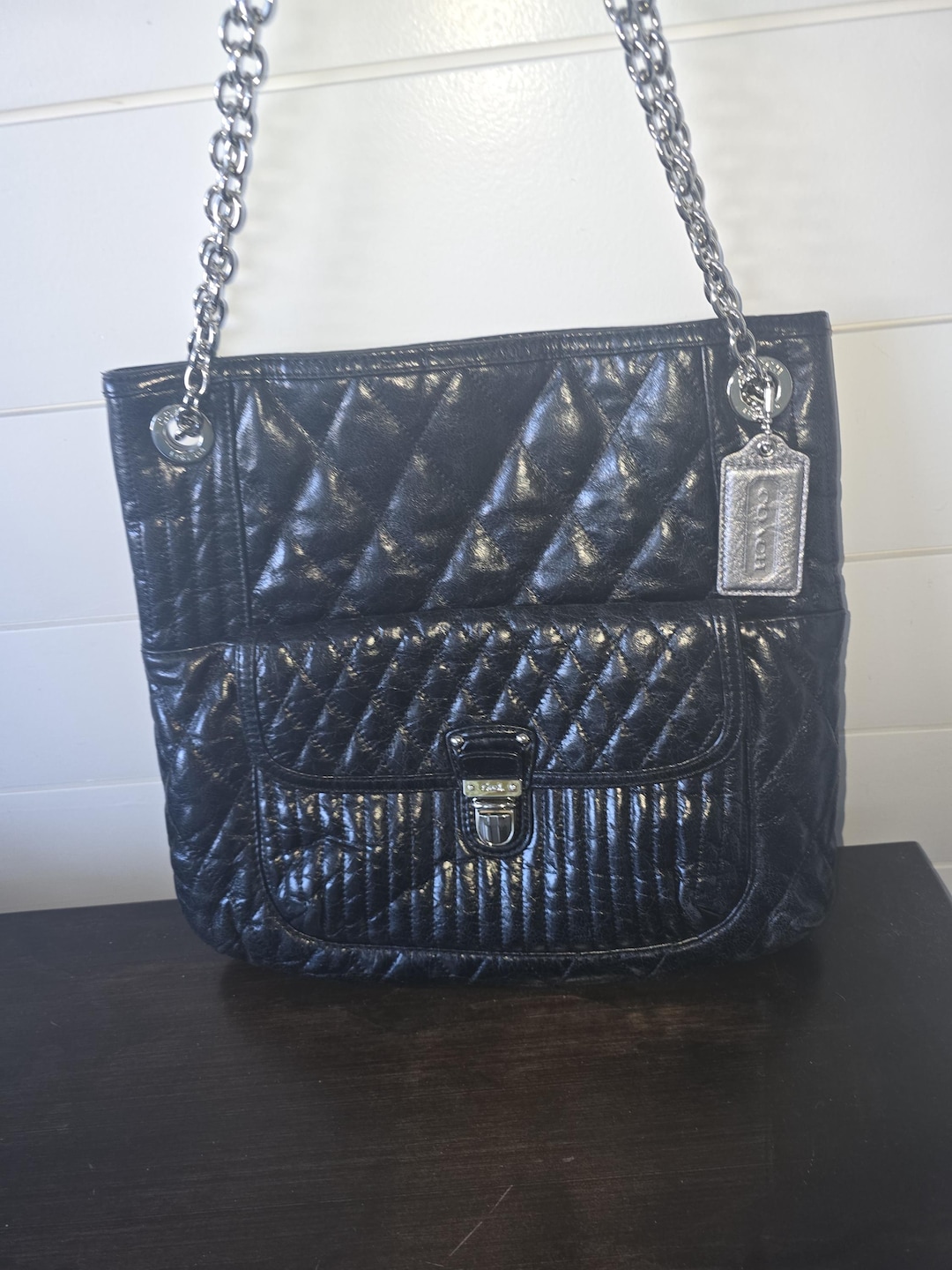 Coach Poppy Quilted Tote Bag - Etsy