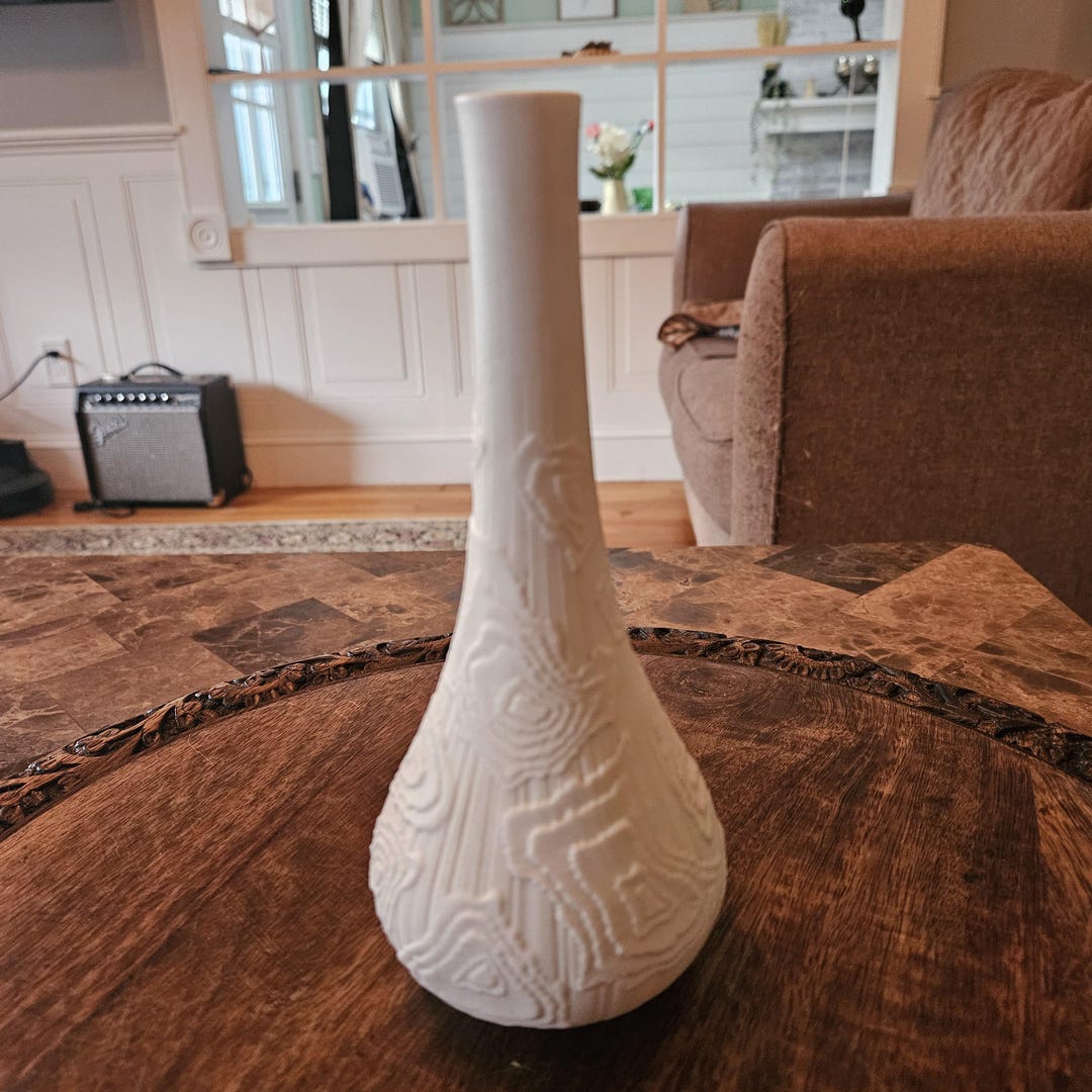 Kaiser White Ceramic Bud Vase Vintage - Etsy