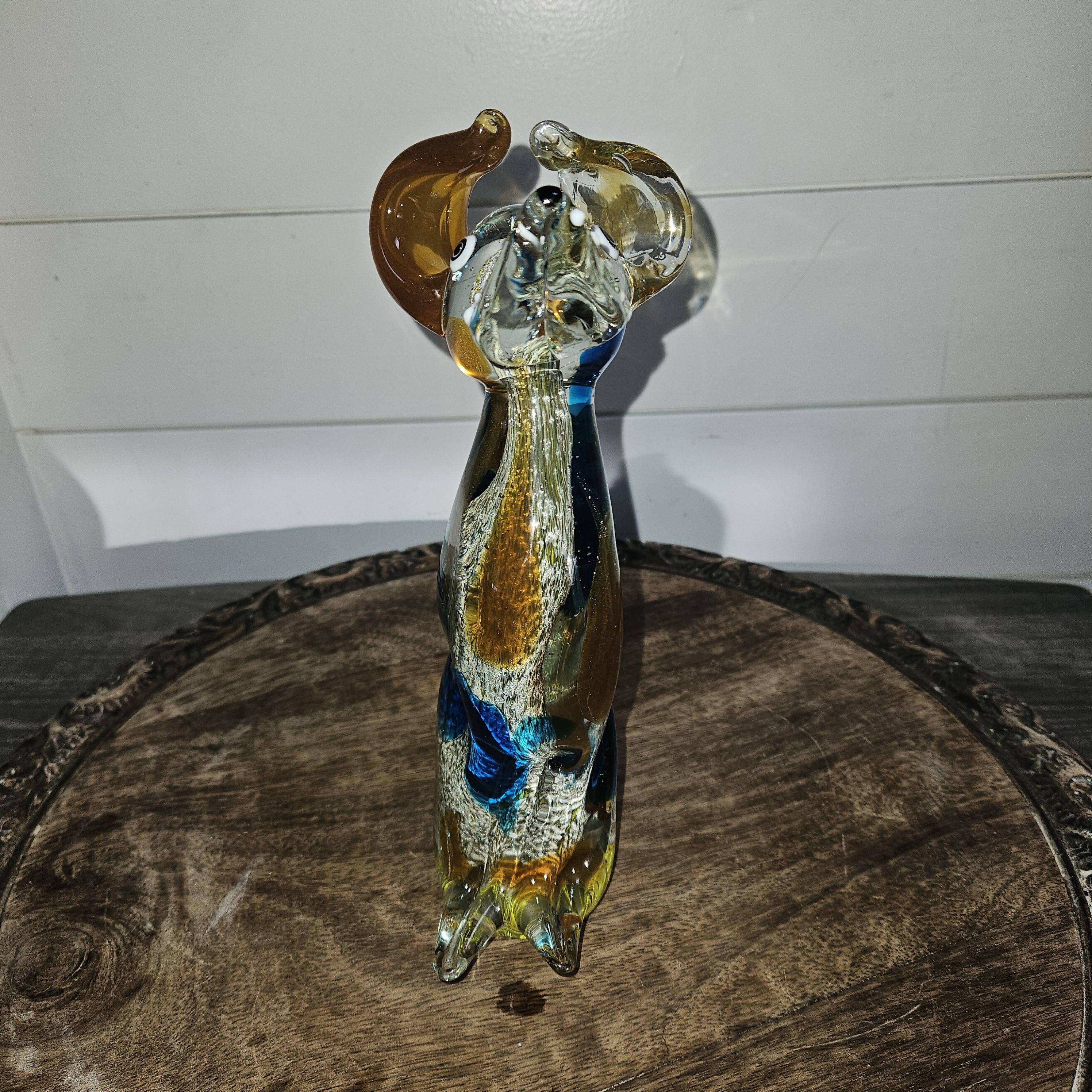 Hand Blown Murano Glass Puppy Dog - Etsy