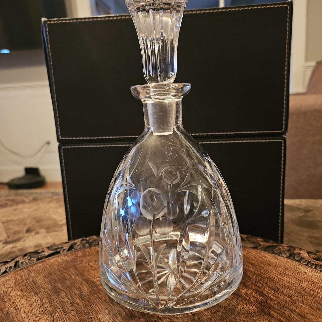 Crystal Bar Decanter - Etsy