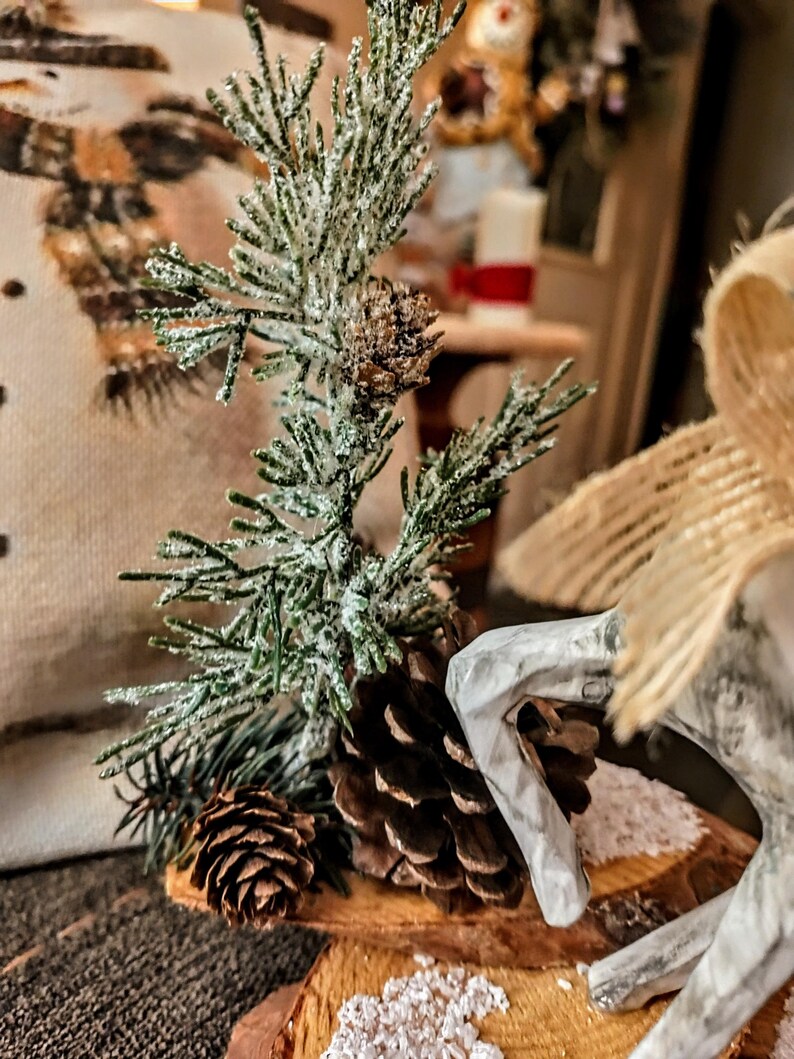 Deer Rustic Farmhouse Tabletop Centerpiece - Etsy