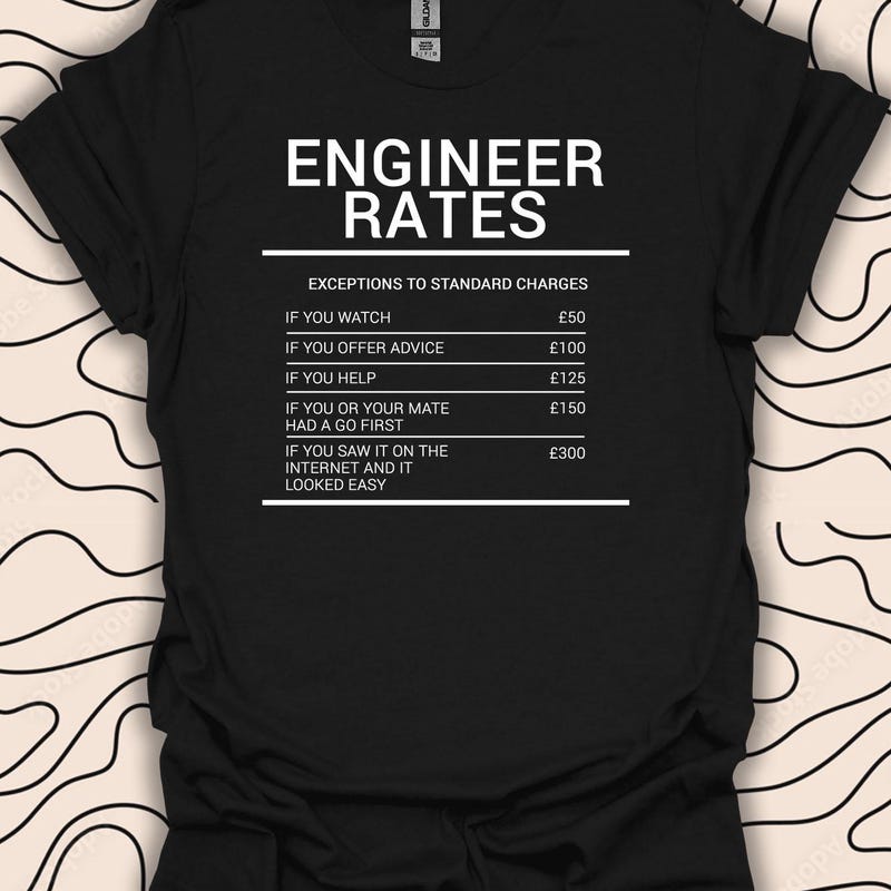 Engineer T Shirt - Etsy Canada