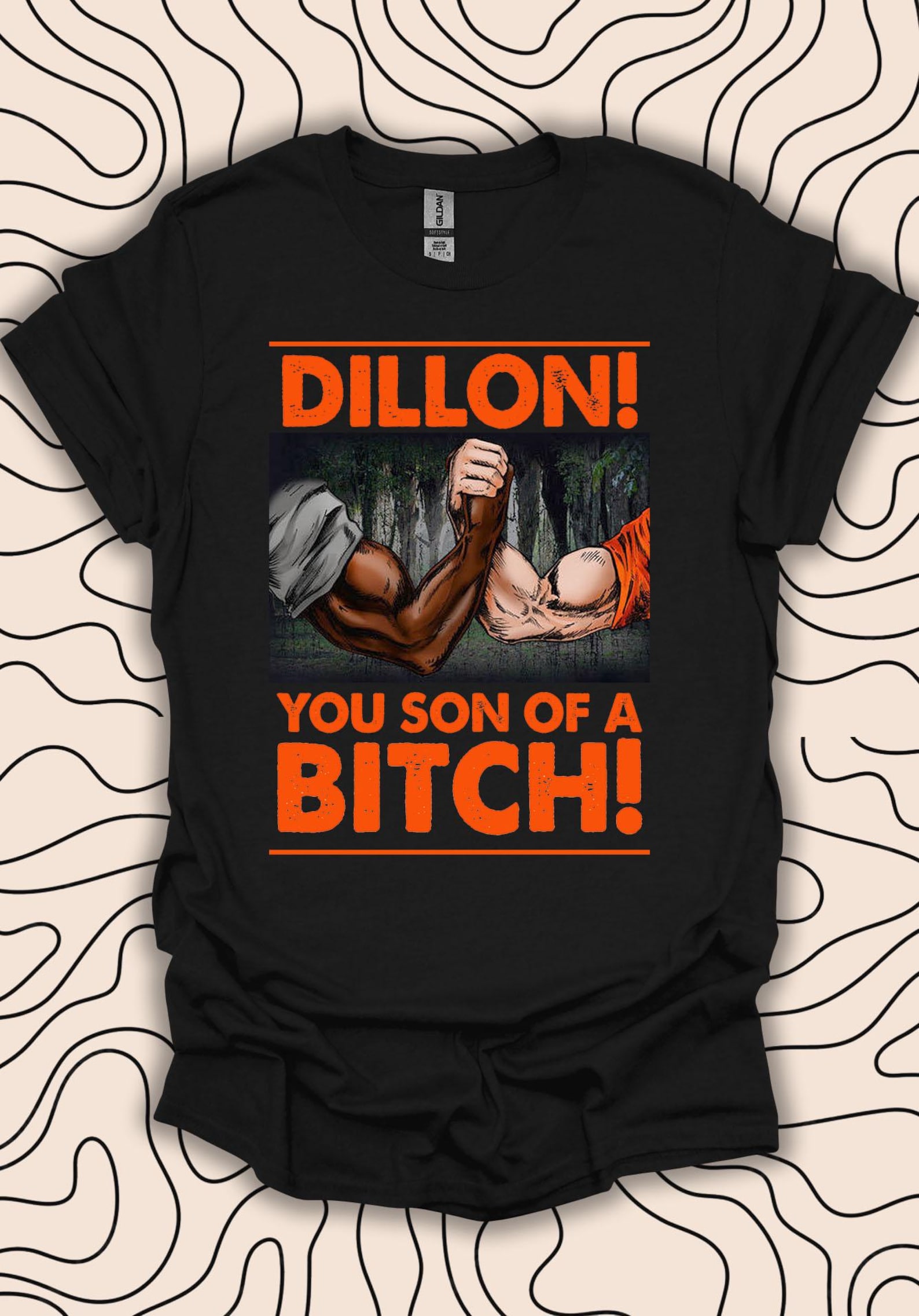 Dillon Predator Meme T-shirt – Classic Movie Quote Tee – Retro 80s ...