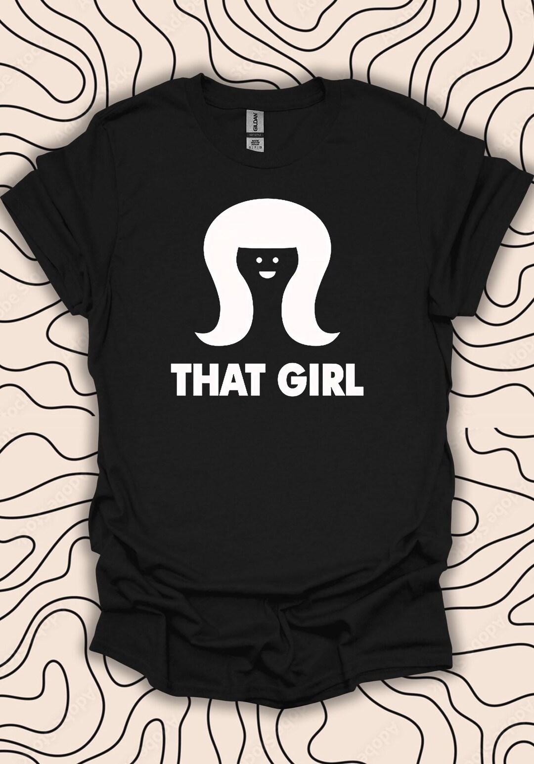 That Girl Icon T-shirt – Minimalist Graphic Tee – Empowering Statement ...