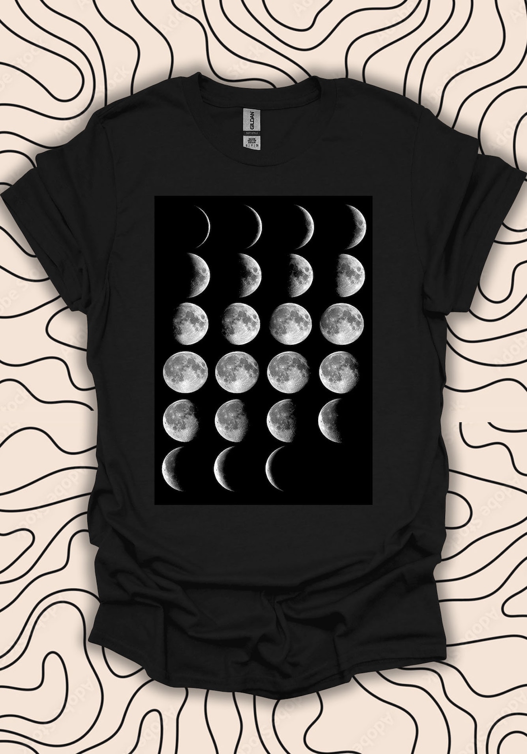 Phases of the Moon T-shirt – Lunar Cycle Tee – Astronomy Lover Gift ...