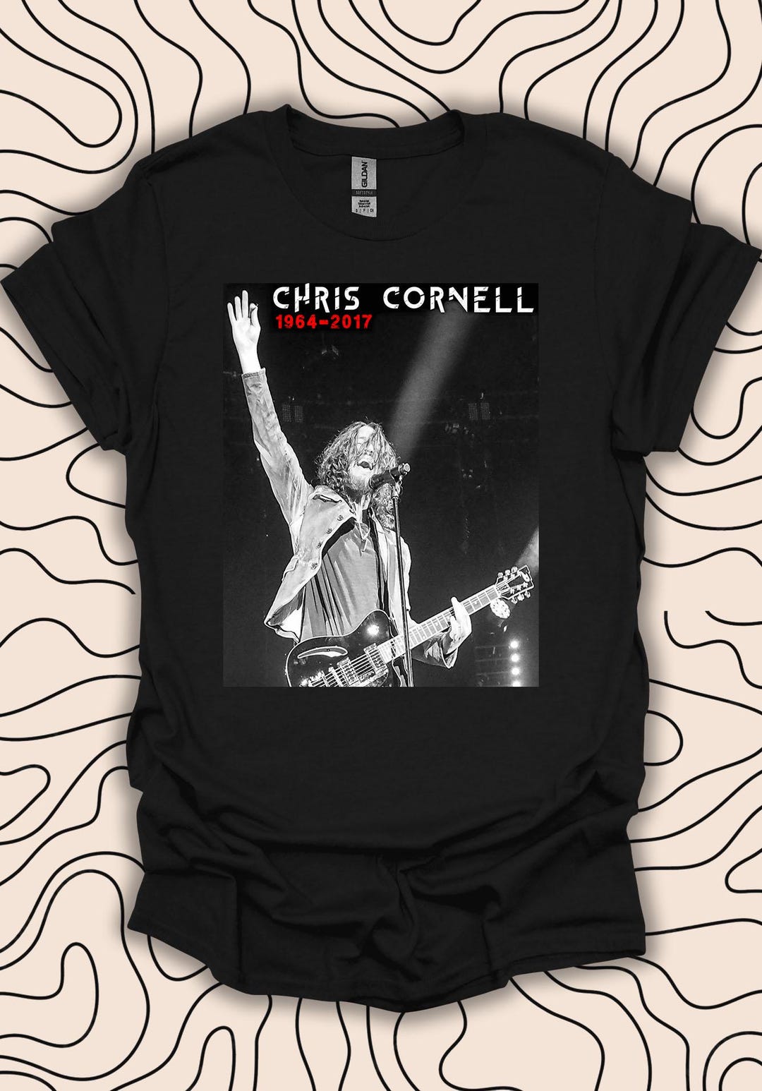 Chris Cornell Tribute T-shirt – Music Icon Tee – Rock Legend Graphic ...