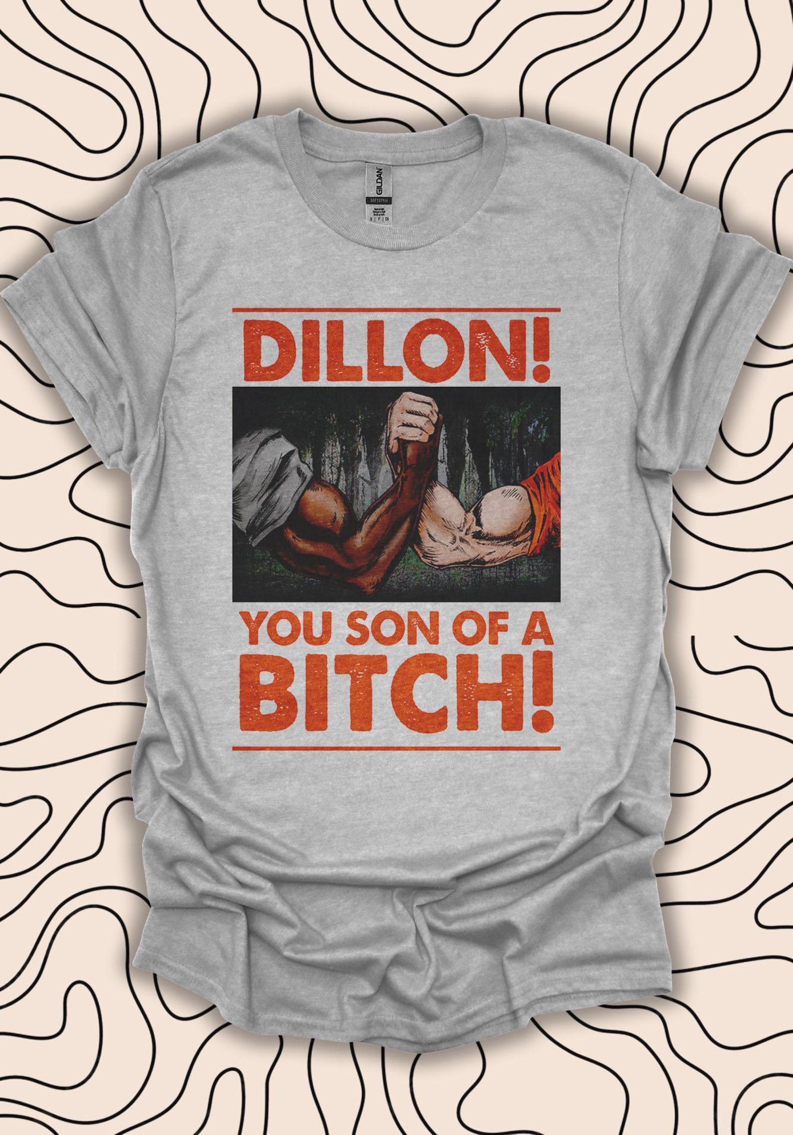Dillon Predator Meme T-shirt – Classic Movie Quote Tee – Retro 80s ...