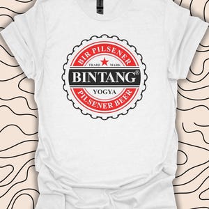 Bintang Pilsener Beer T-shirt – Retro Label Design – Vintage Beer Tee ...