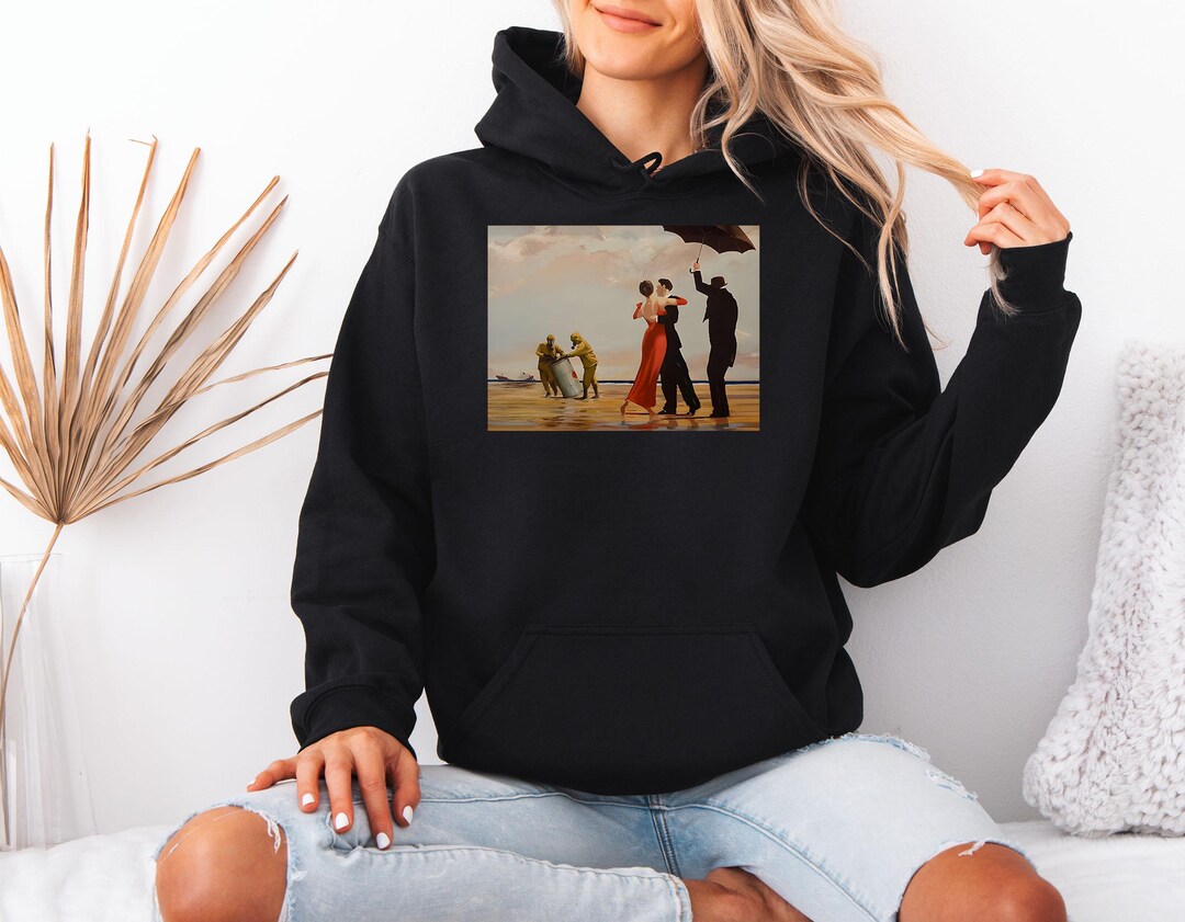 Banksy Dancing Butler on Toxic Beach Crude Oil Hoodie Sweatshirt ...