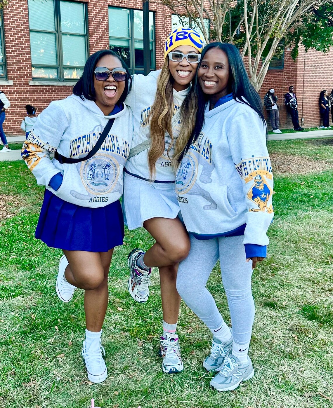 North Carolina A&T State University Vintage Inspired Fleece Hoodie NCAT ...