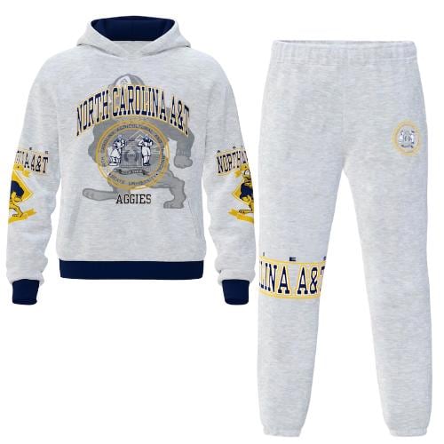 North Carolina A&T State University Vintage Inspired Fleece Hoodie NCAT ...