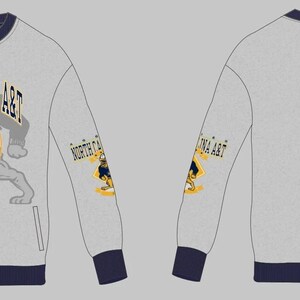 North Carolina A&T State University Vintage Inspired Fleece Crewneck ...