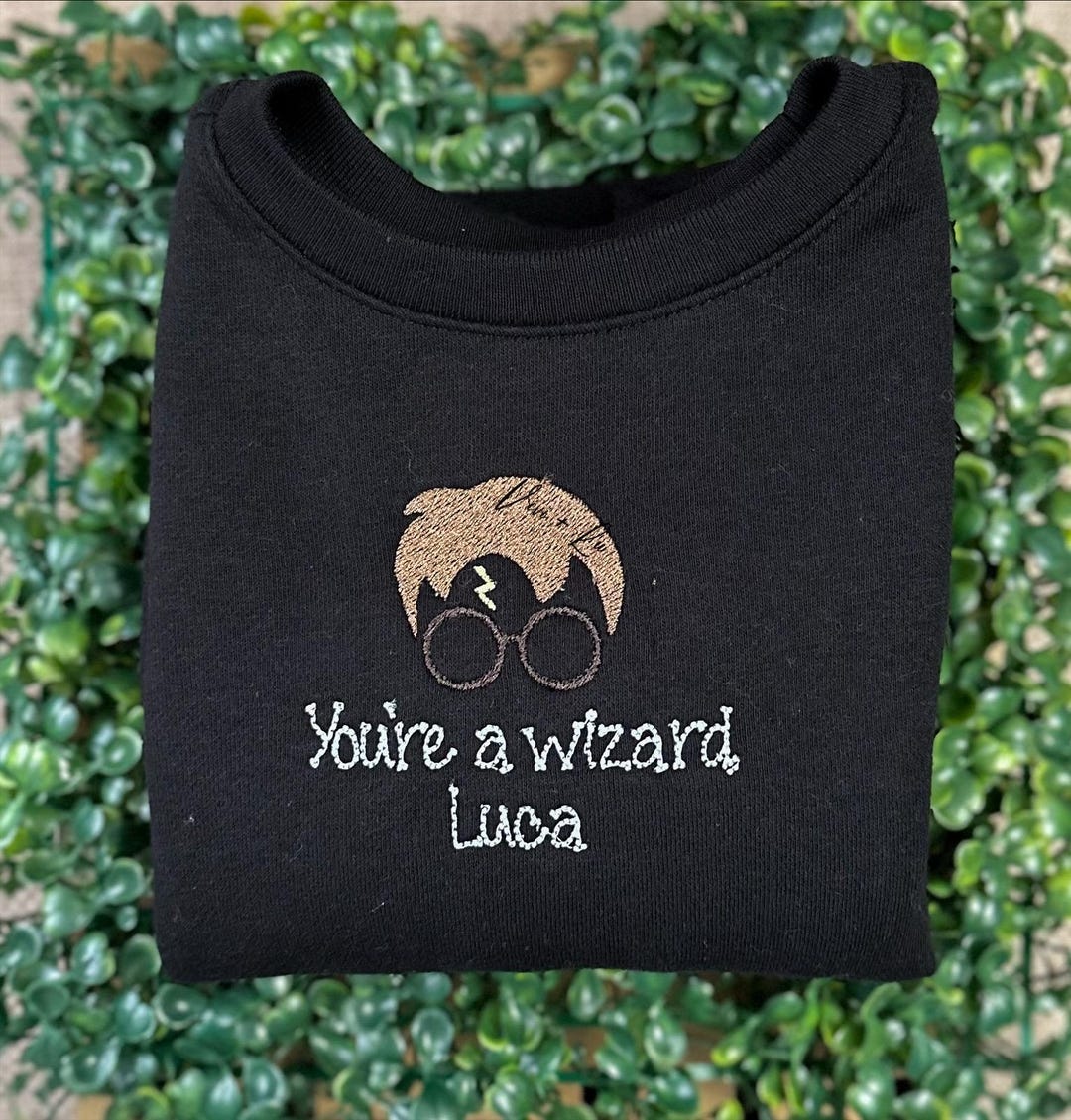 Harry Potter Monogram Embroidered Sweatshirt Embroidered Sweatshirt for ...