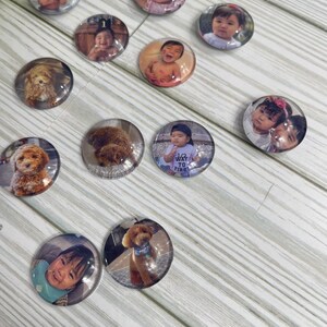 Custom Glass Photo Magnets: Personalized Family Gift (set of 4) - Etsy