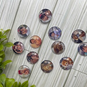Custom Glass Photo Magnets: Personalized Family Gift (set of 4) - Etsy